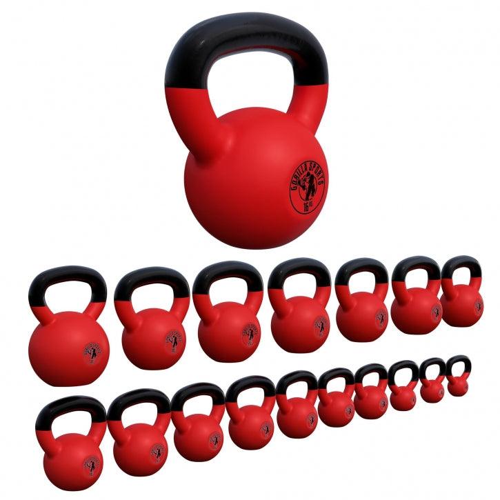 Neoprene Coated Cast Iron Kettlebell 2 kg - 28 kg – Gorilla Sports UK